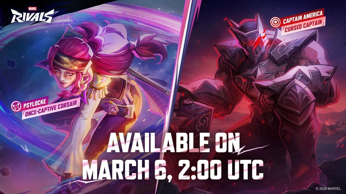 Psylocke Once-Captive Corsair and Captain America Cursed Captain Skins ...